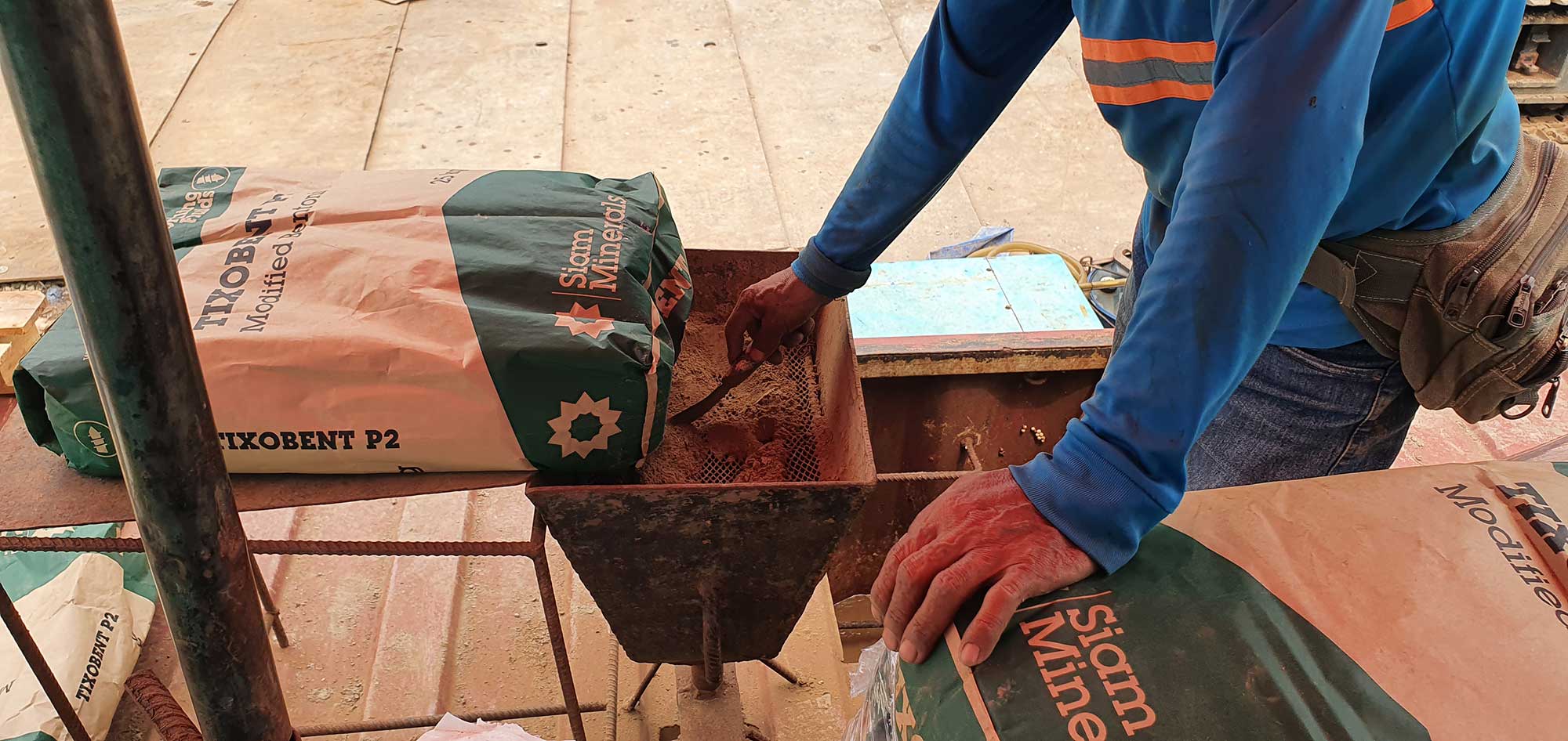 SIM BOND - High-performance gypsum cement | Siam Minerals drilling ...