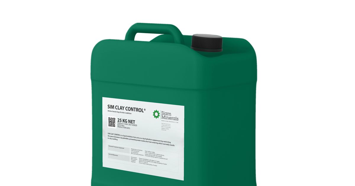 SIM CLAY CONTROL | Siam Minerals drilling fluid additives
