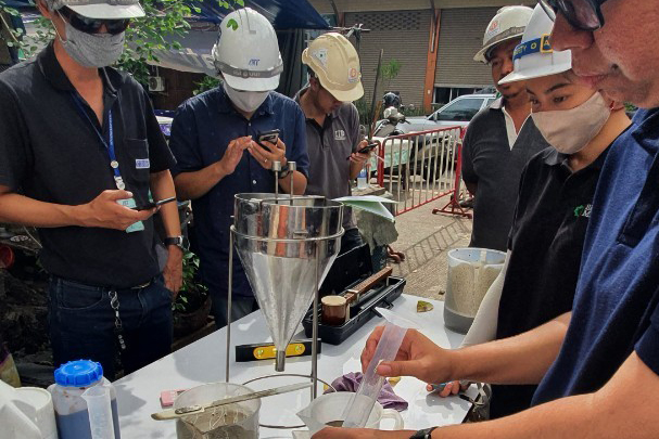 Backfill Grouting for EPB tunnel Thanontok Terminal Station Thailand ...