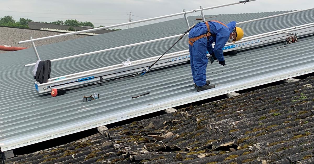 Asbest platen en asbest golfplaten verwijderen