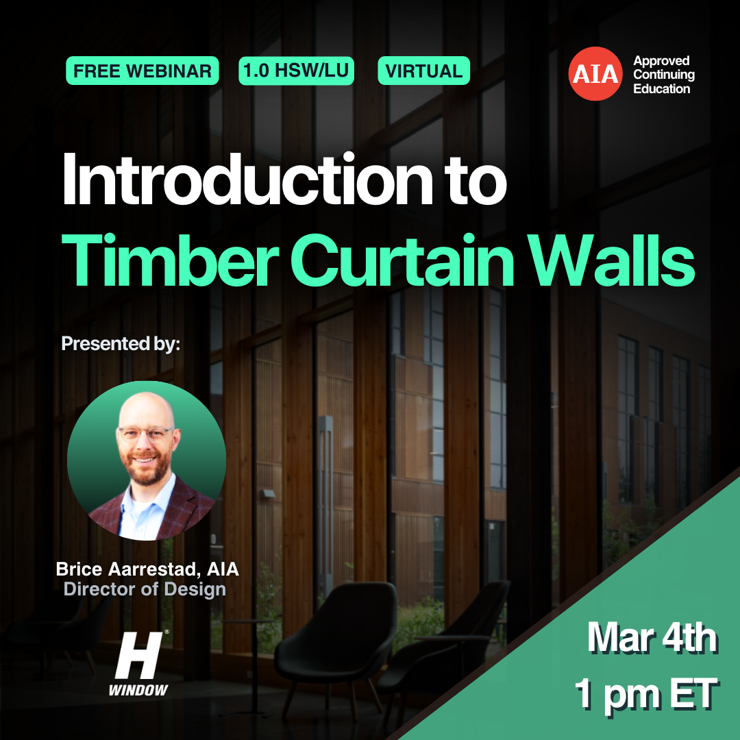 Introduction to Timber Curtain Walls