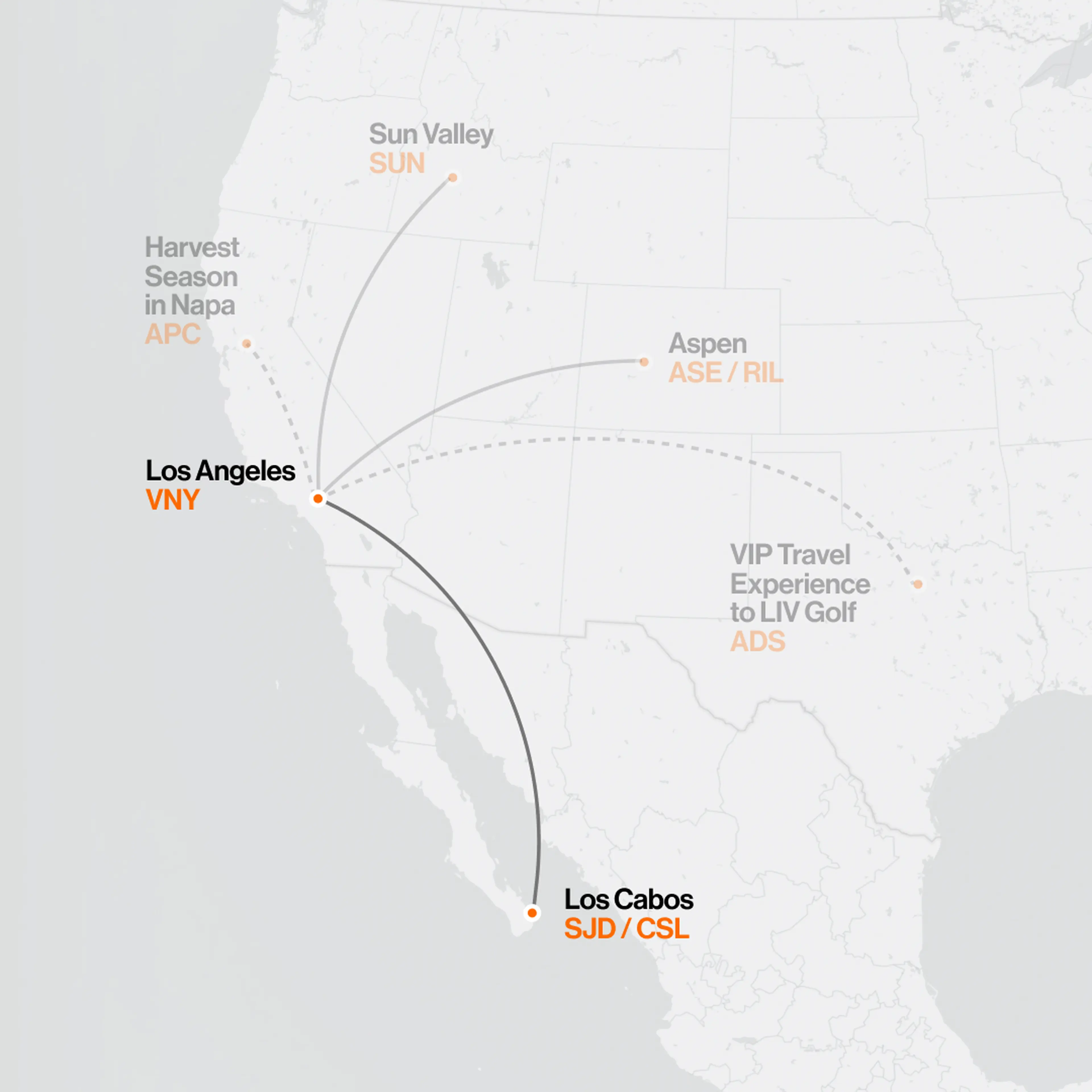 Flights To and From Cabo | The Private Jet Experience | Aero™