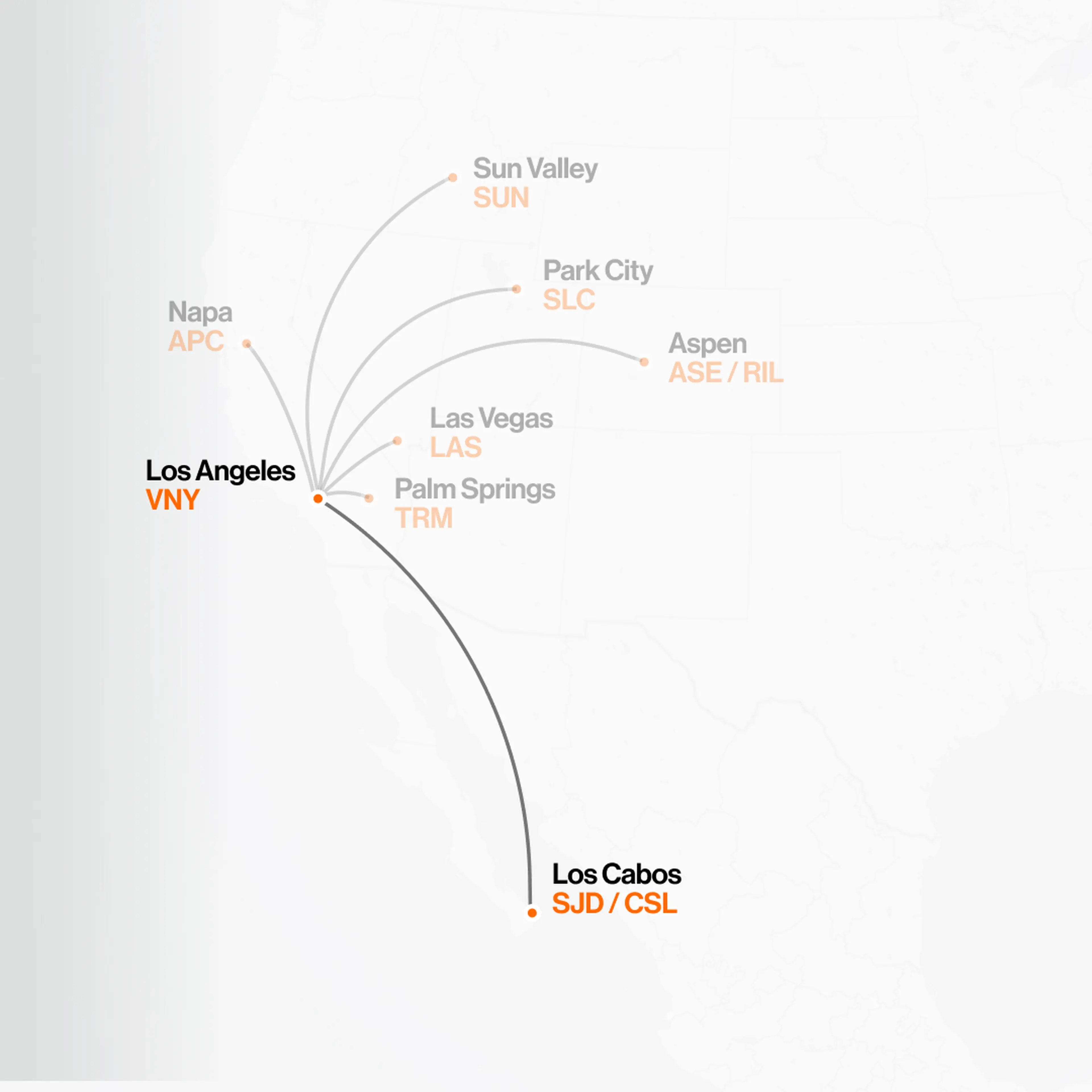 Flights To and From Cabo | The Private Jet Experience | Aero™