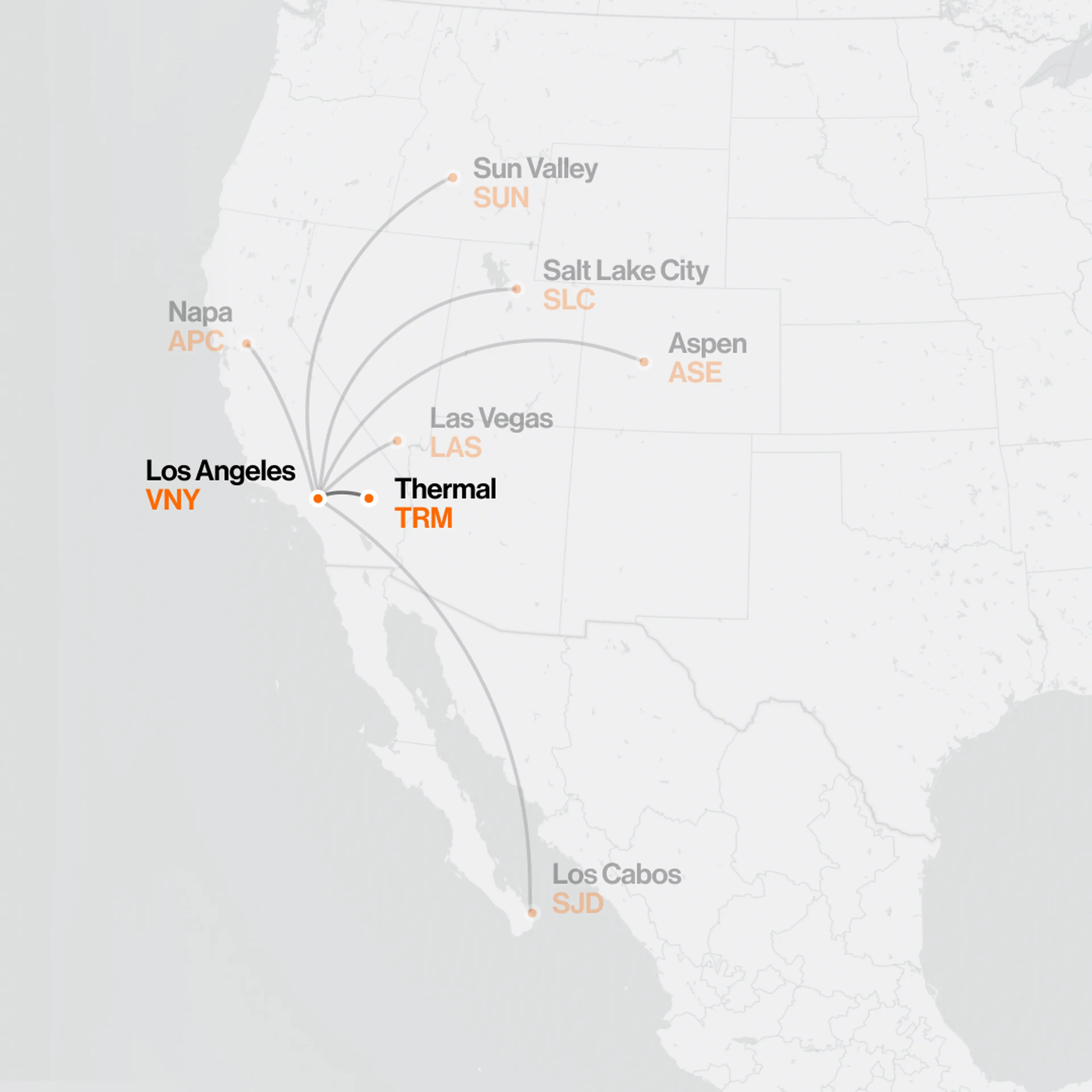 Flights To and From Thermal | The Private Jet Experience | Aero™