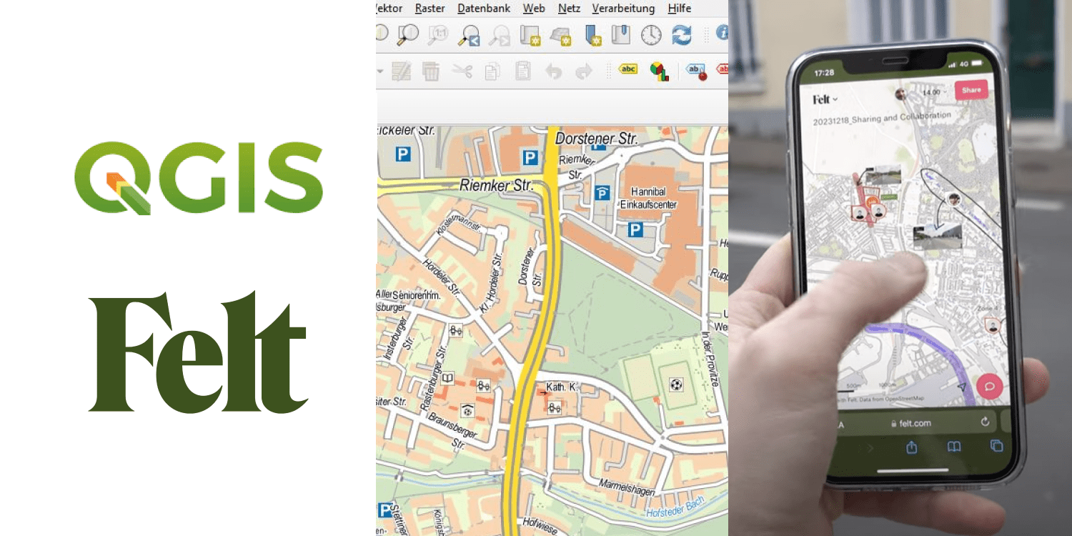 QGIS online mit Felt - Der einfachste Weg QGIS-Projekte zu teilen | xRouten