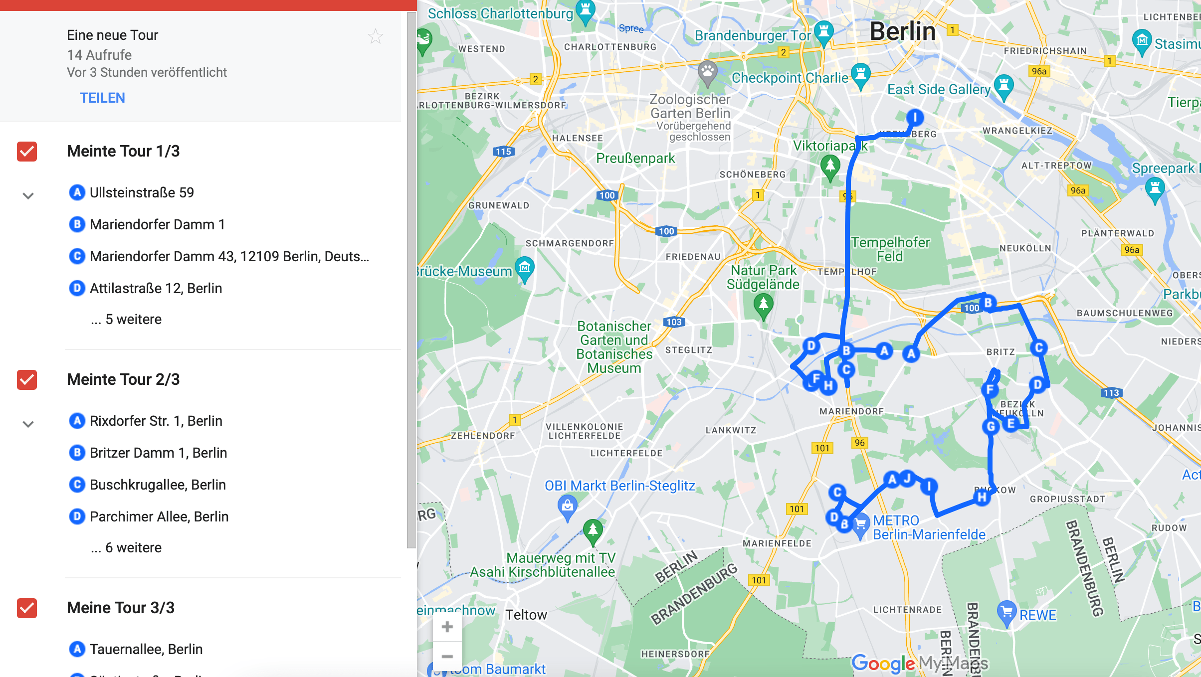 So Geben Sie Mehr Als 10 Ziele Bei Google Maps Ein XRouten