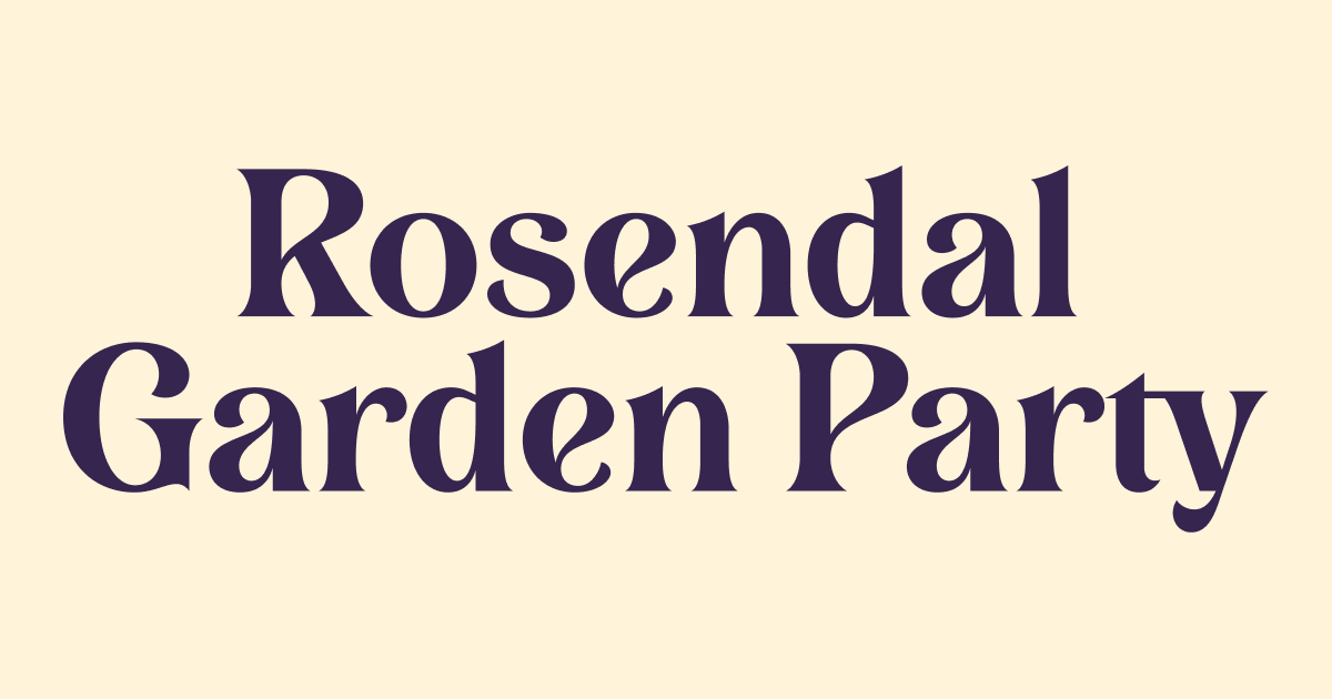 14 june | Rosendal Garden Party – Juni 12-14 2026