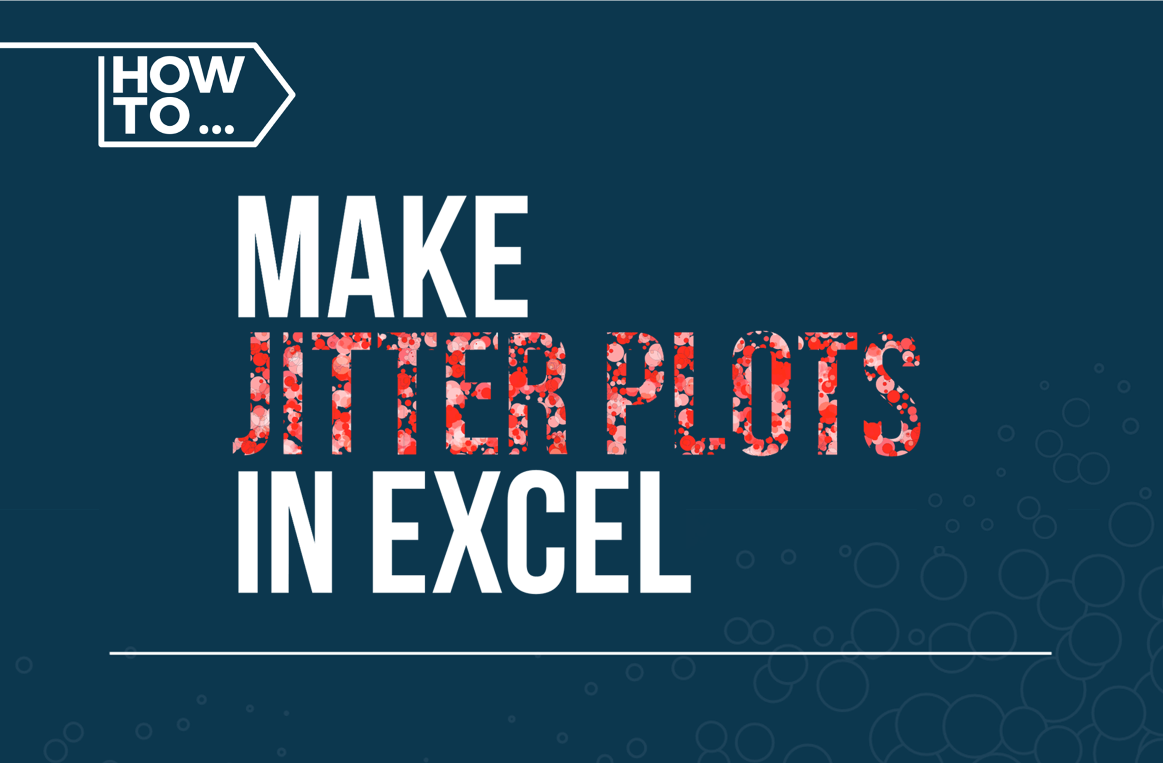 How To Make Jitter Plots In Excel