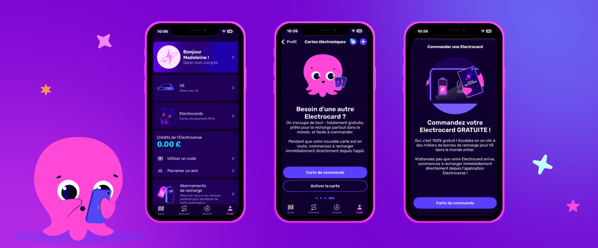 Comment obtenir une carte de recharge Octopus Electroverse