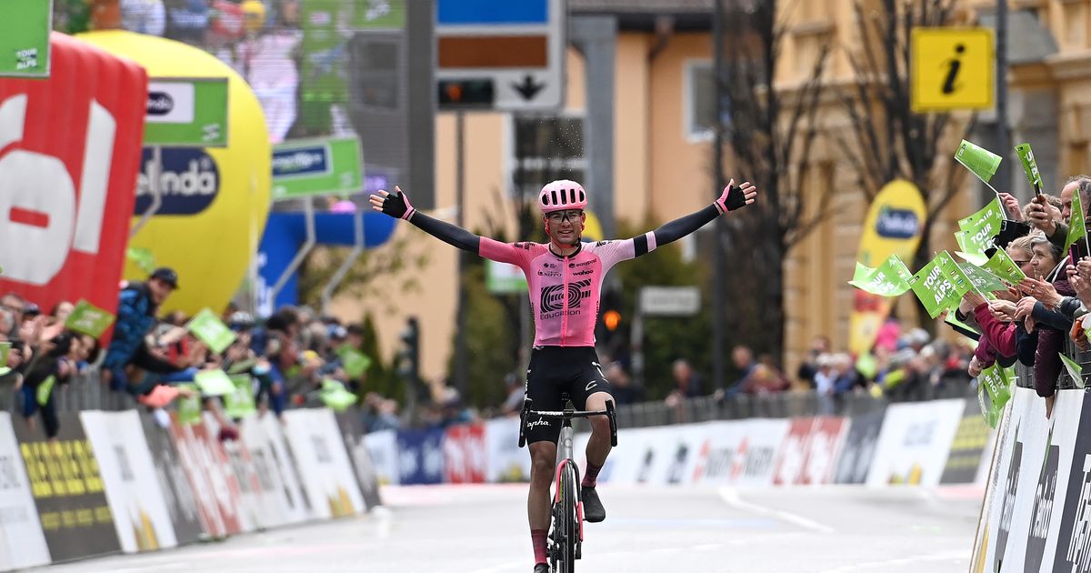 Simon Carr wins stage five of the Tour of the Alps | EF Pro Cycling