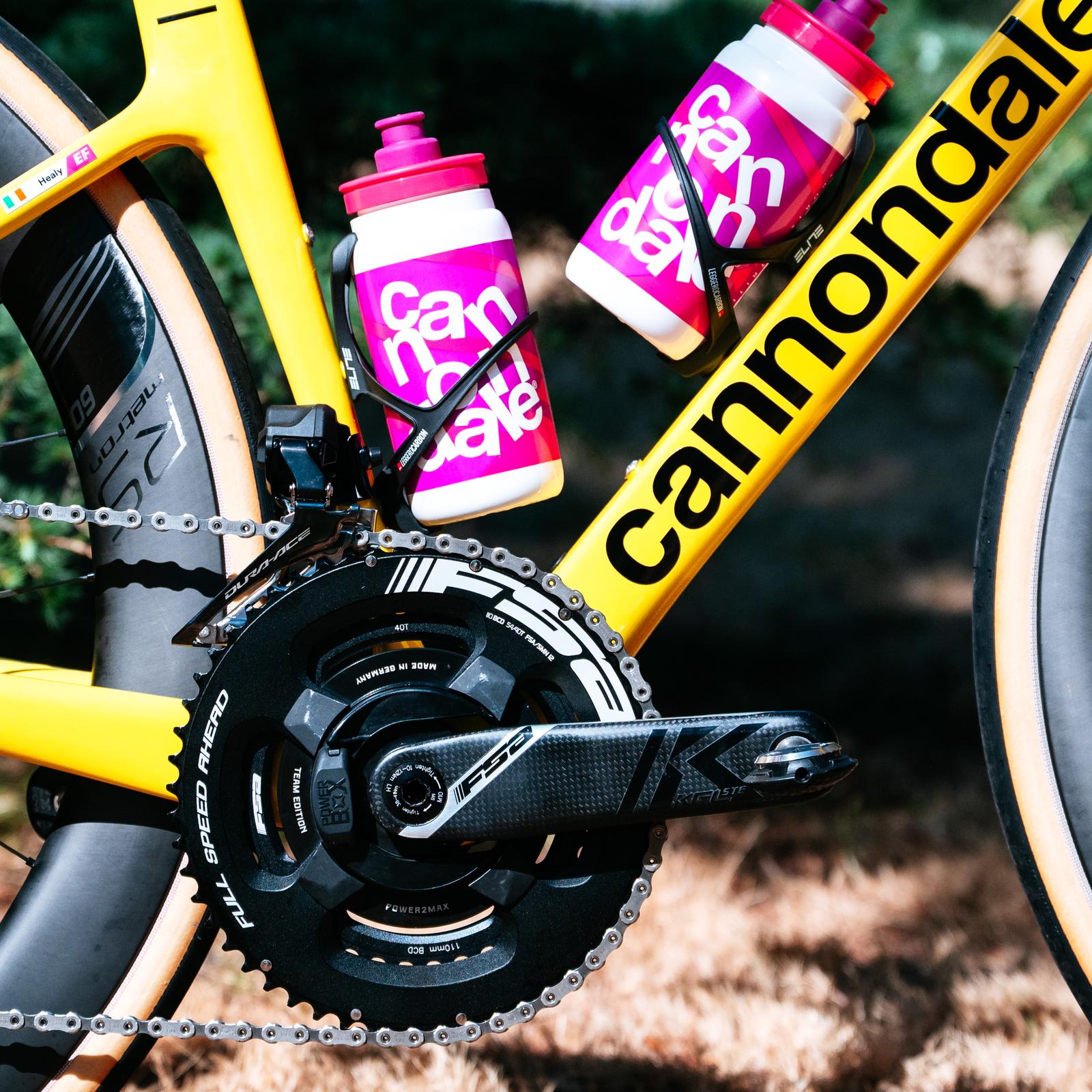 Tour de France bike check: Ben Healy's yellow Cannondale LAB71 SuperSix ...