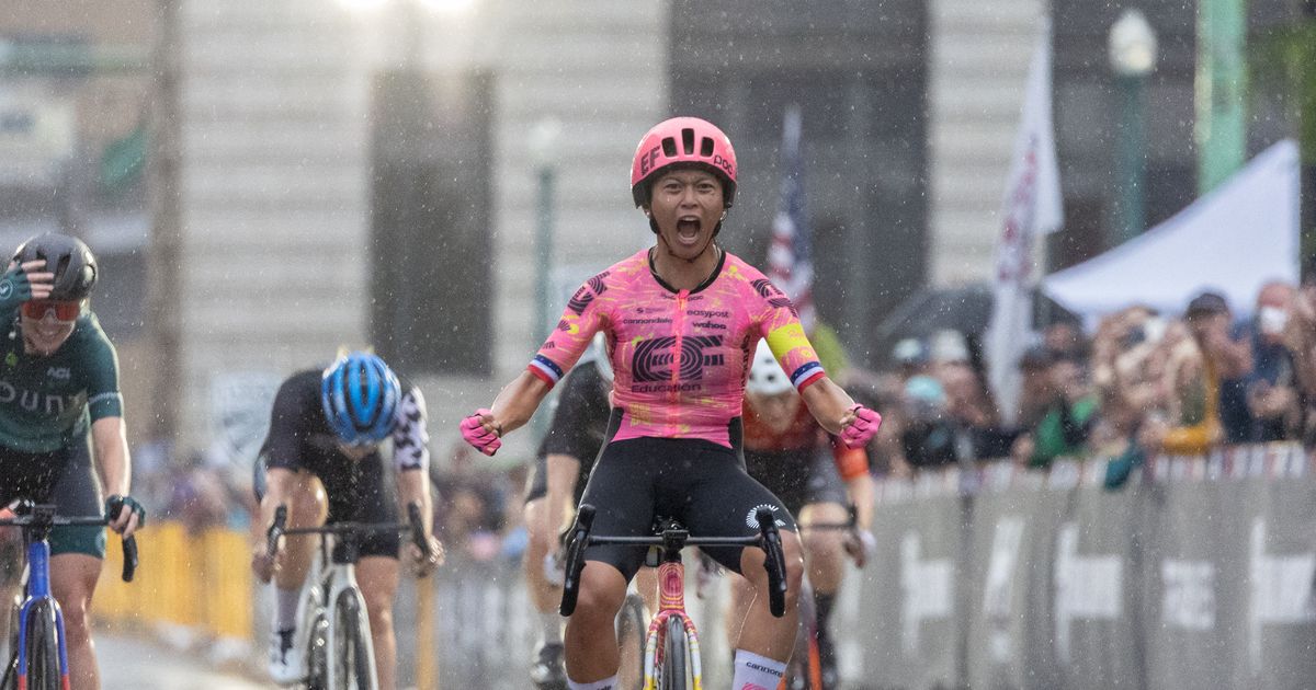 Coryn Labecki wins US national crit title | EF Pro Cycling
