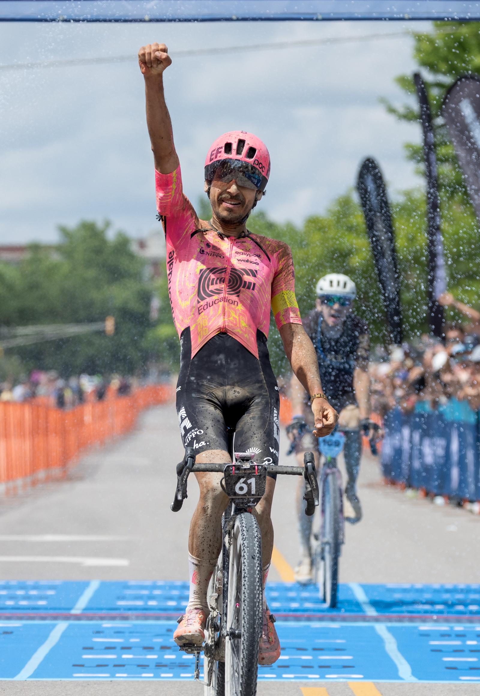 Lachlan Morton wins the 2024 Unbound Gravel | EF Pro Cycling