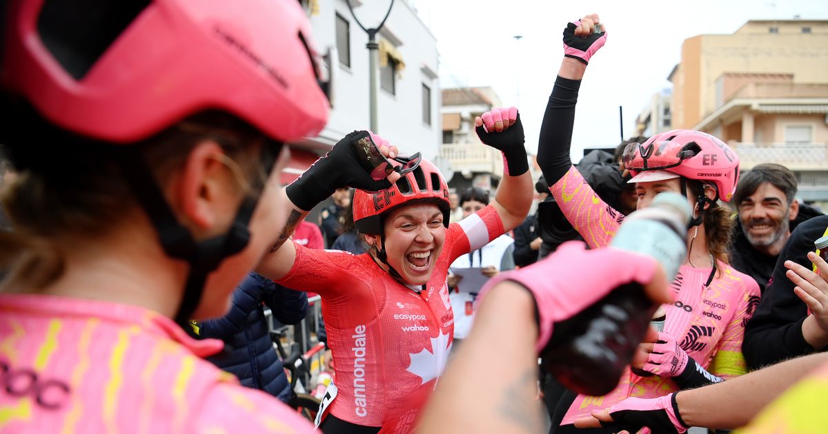 Alison Jackson charges to victory on the second stage of the Vuelta ...