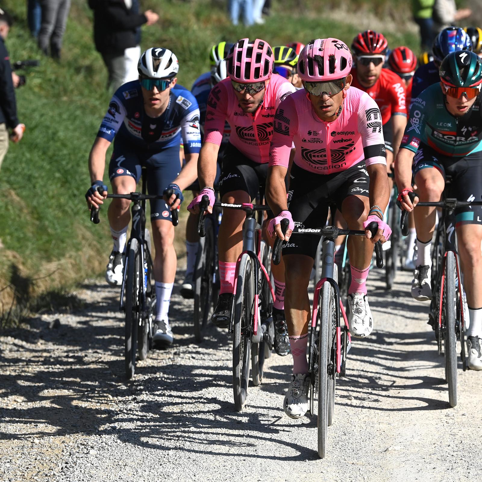 Good work, but bad luck at Strade Bianche | EF Pro Cycling