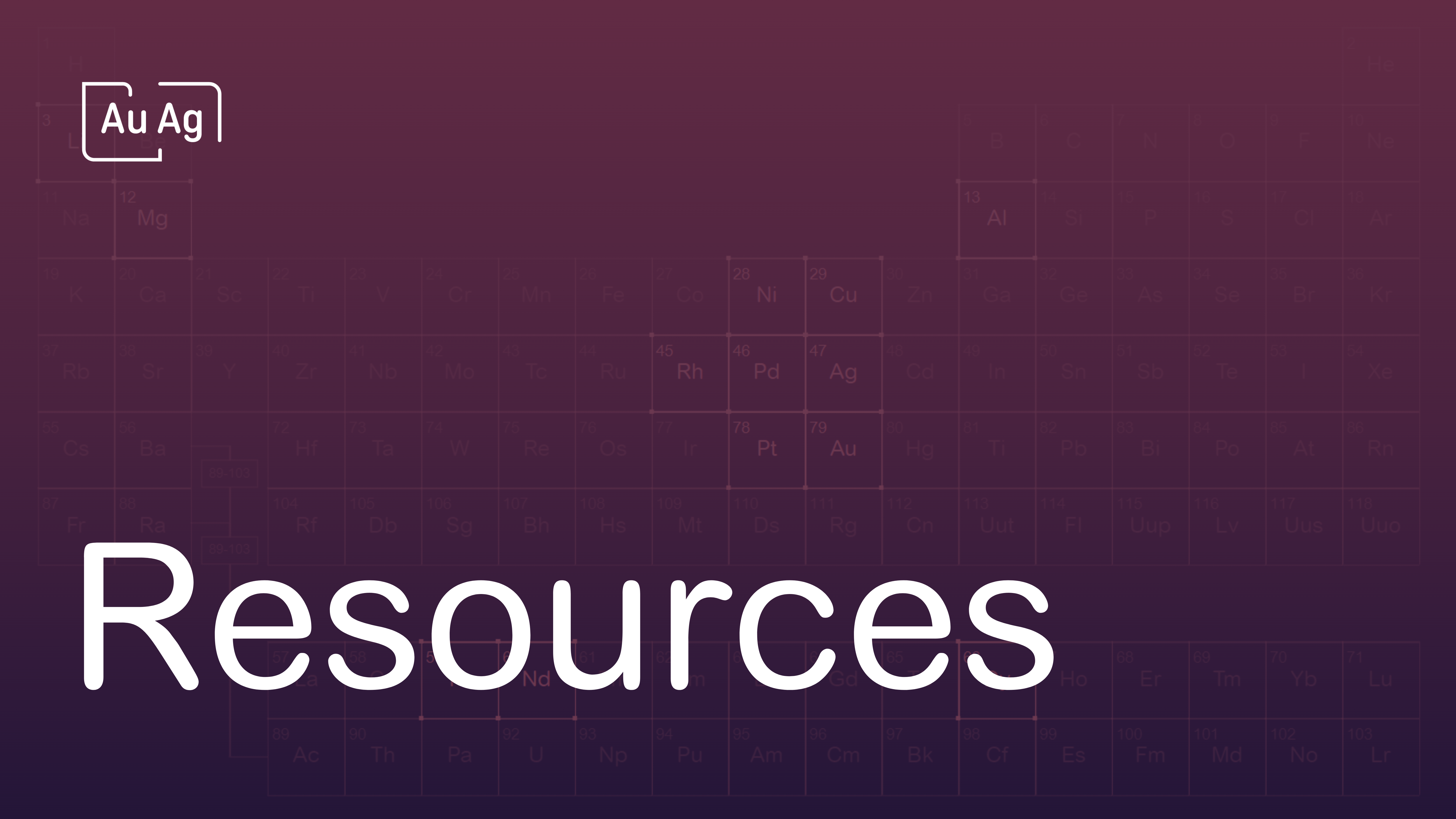 Resources — AuAg Funds