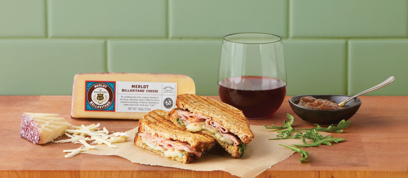Ham, Fig & Merlot BellaVitano® Panini - Sartori Cheese