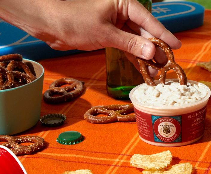 Merlot BellaVitano® Spread & Dip | Sartori Cheese - Sartori Cheese