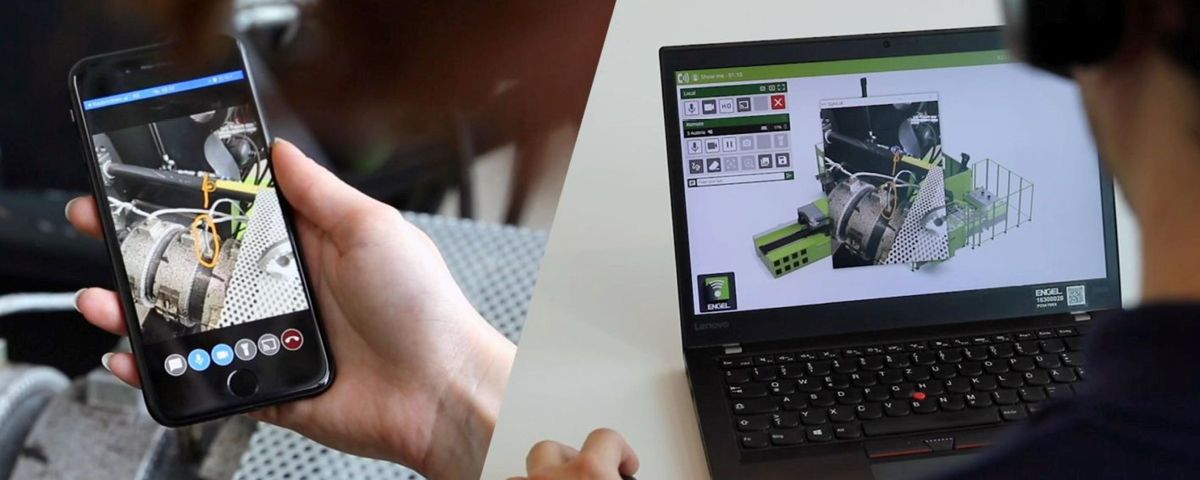 Remote maintenance of injection molding machines - ENGEL