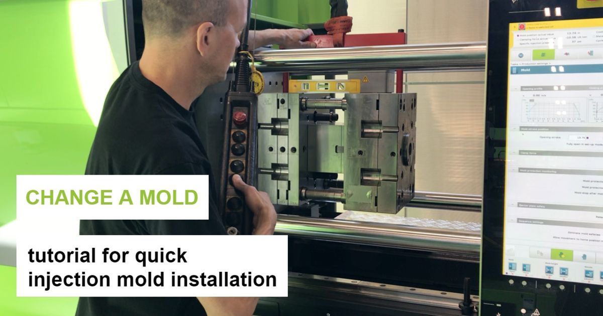 Tutorial for quick injection mold installation - ENGEL