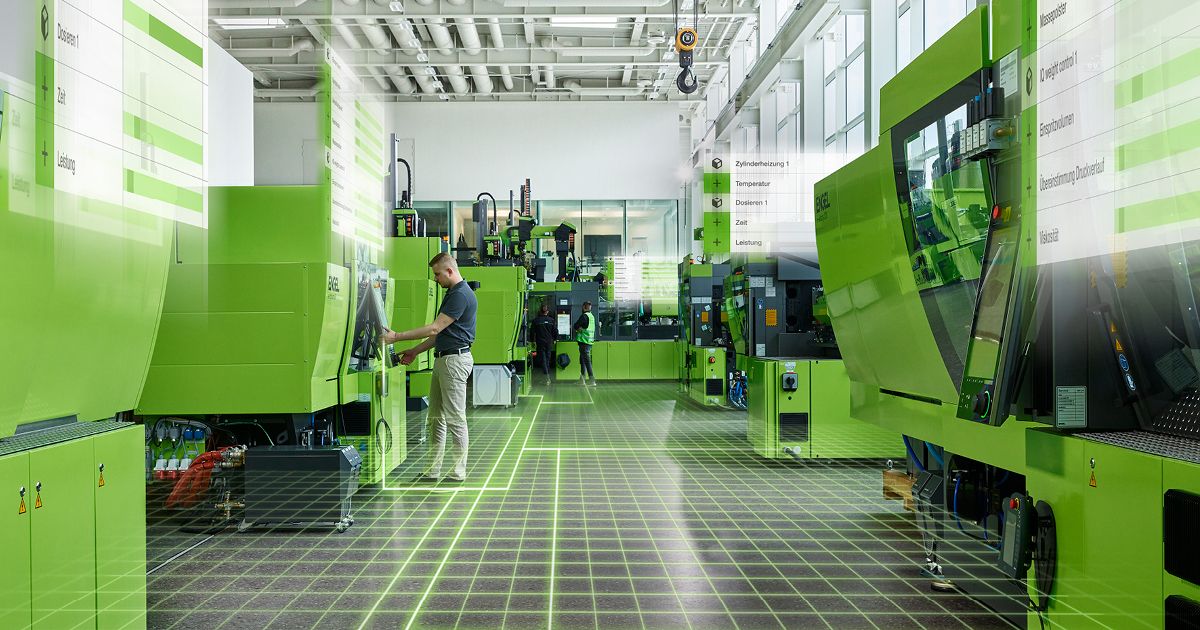 Digitalisation injection moulding manufacturing process - ENGEL