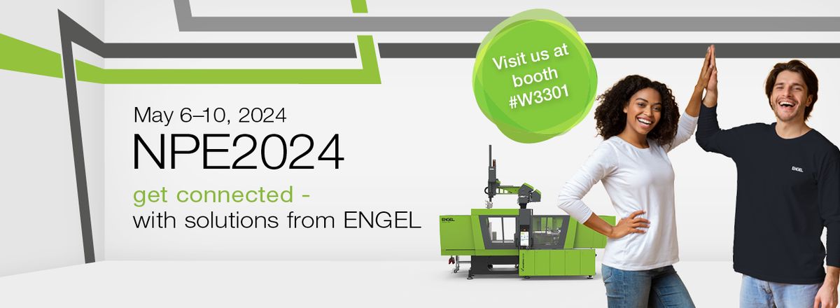 Get connected with solutions from ENGEL at NPE2024 - ENGEL