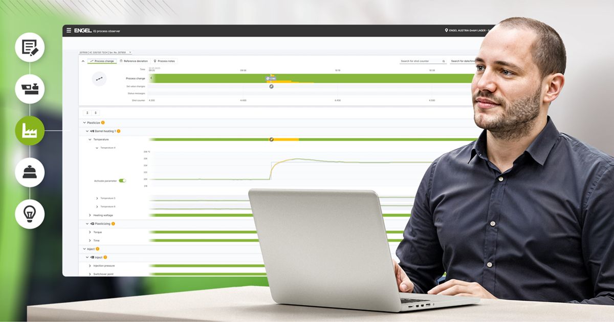 Process monitoring for injection moulding - ENGEL