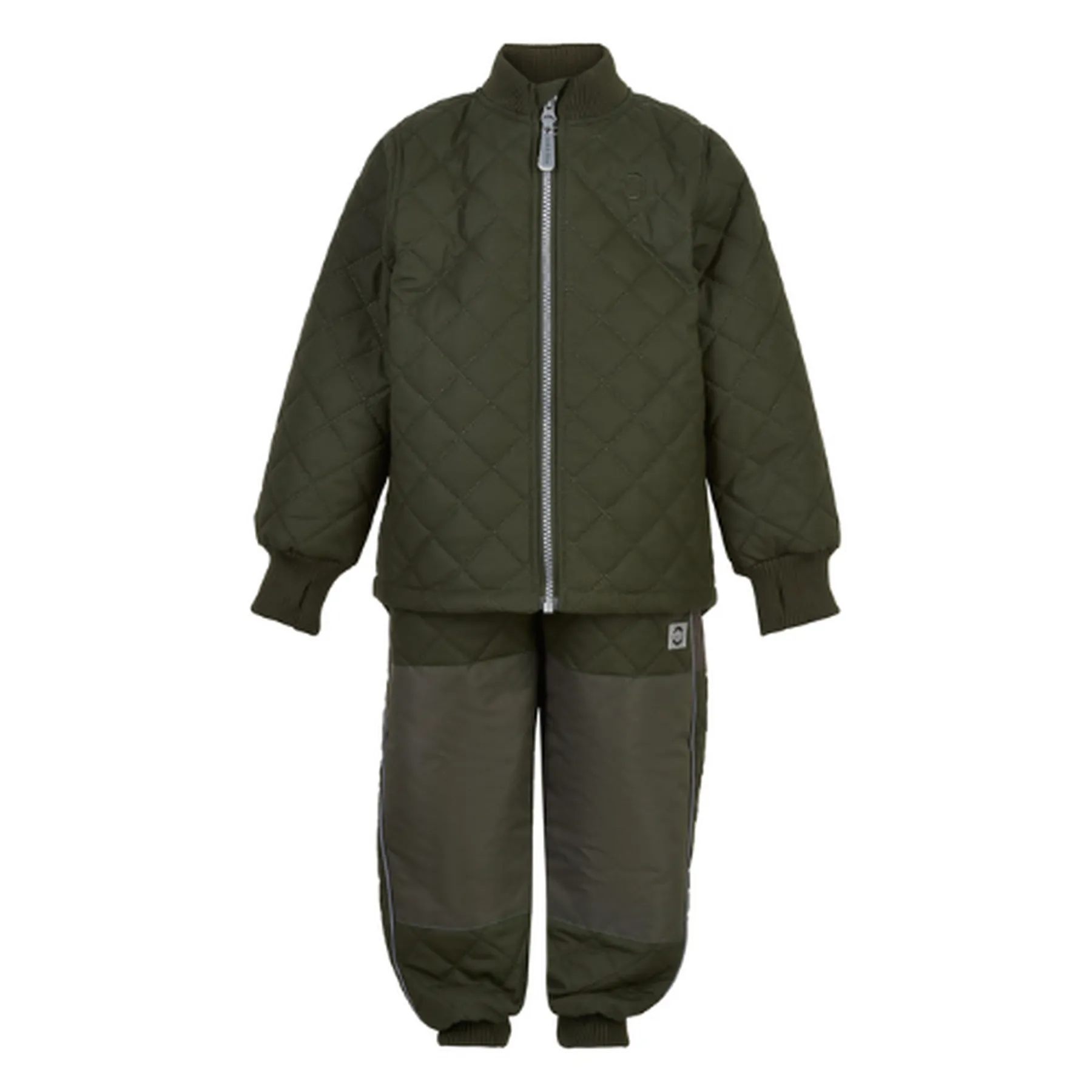 Costum din material termo, set din 2 piese forest night, 80 / 9-12 luni ...