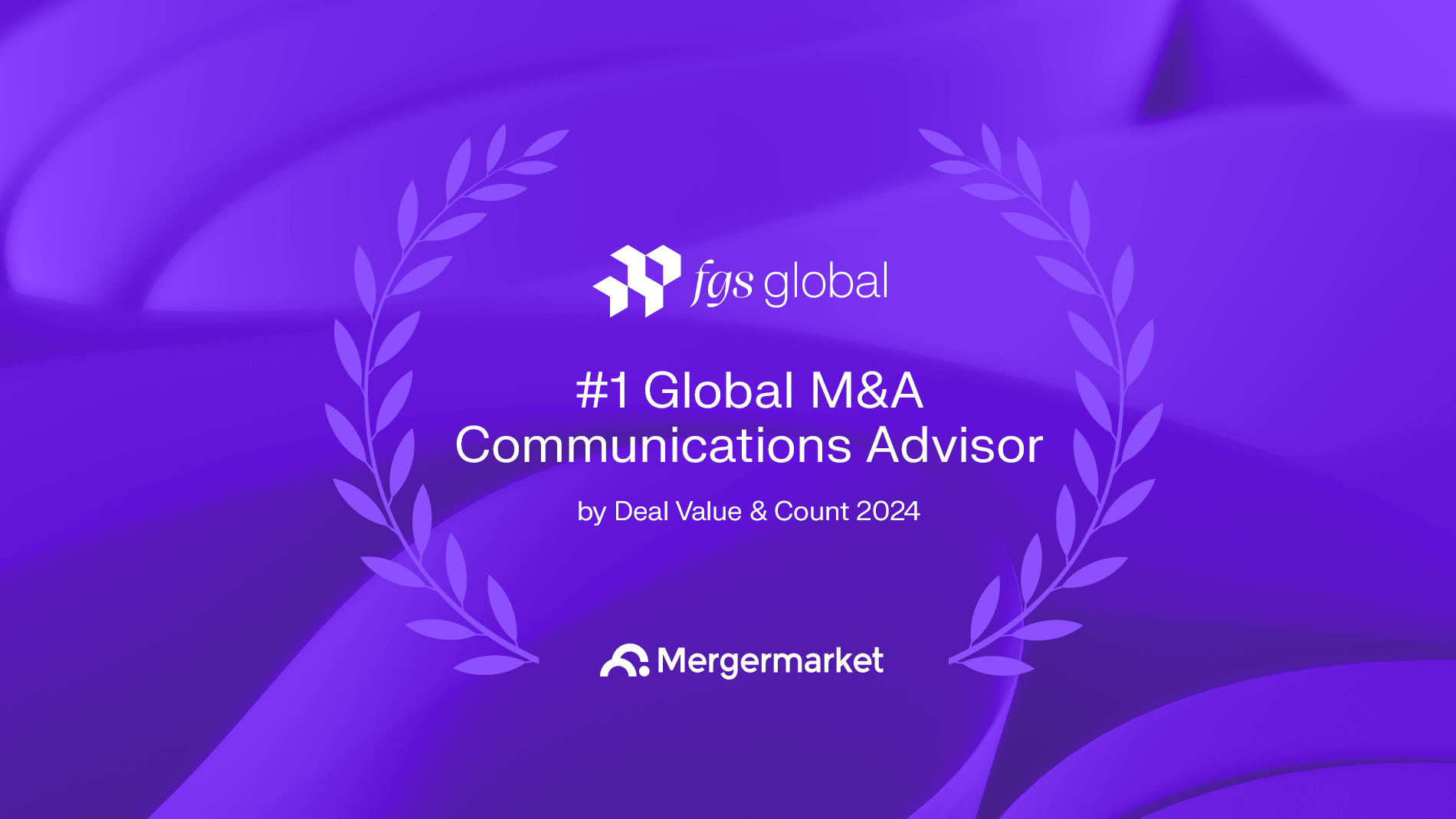 Mergermarket ranks FGS Global #1 M&A communications advisor