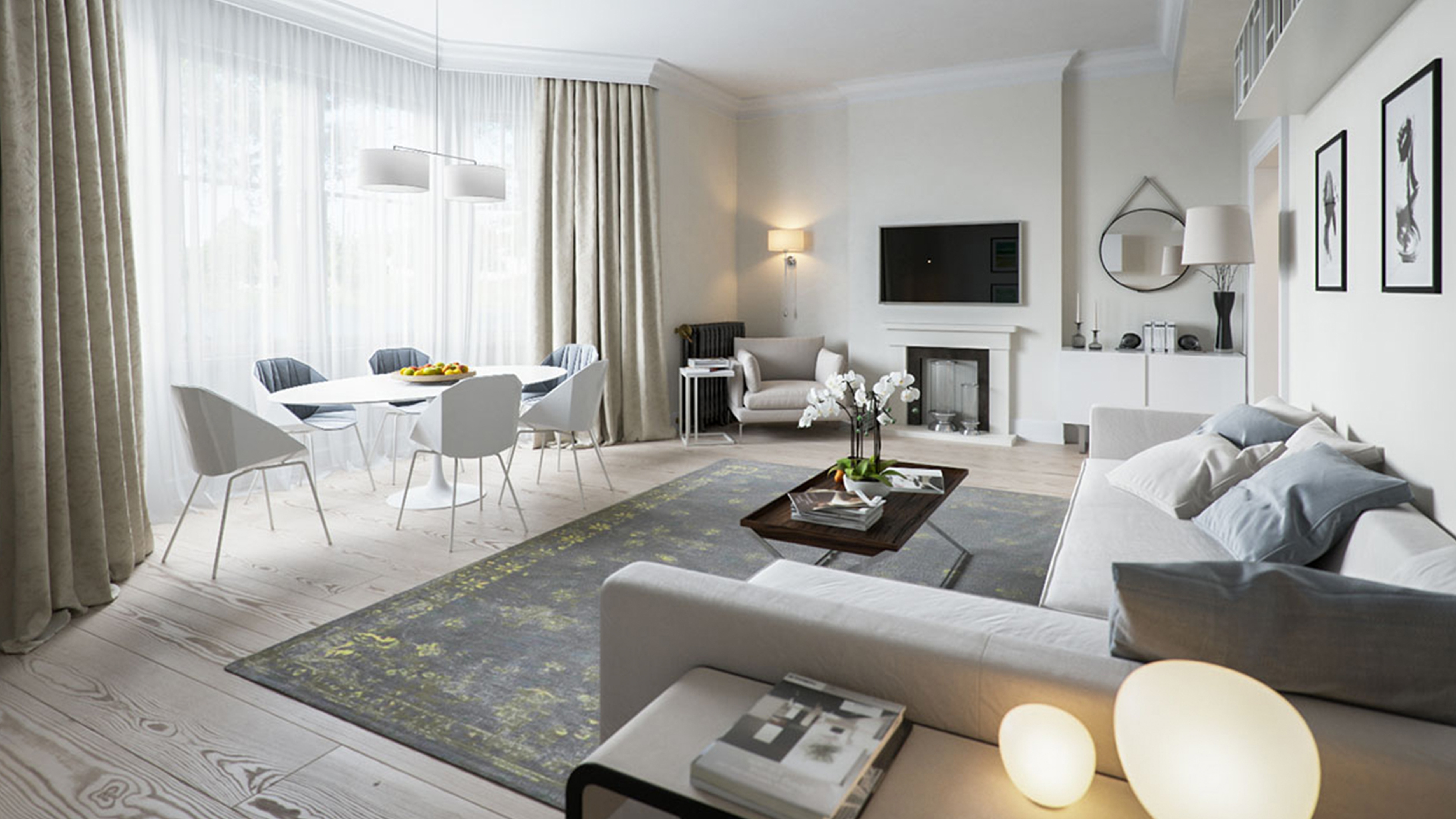 Light and Airy Interior Design by Black and Milk