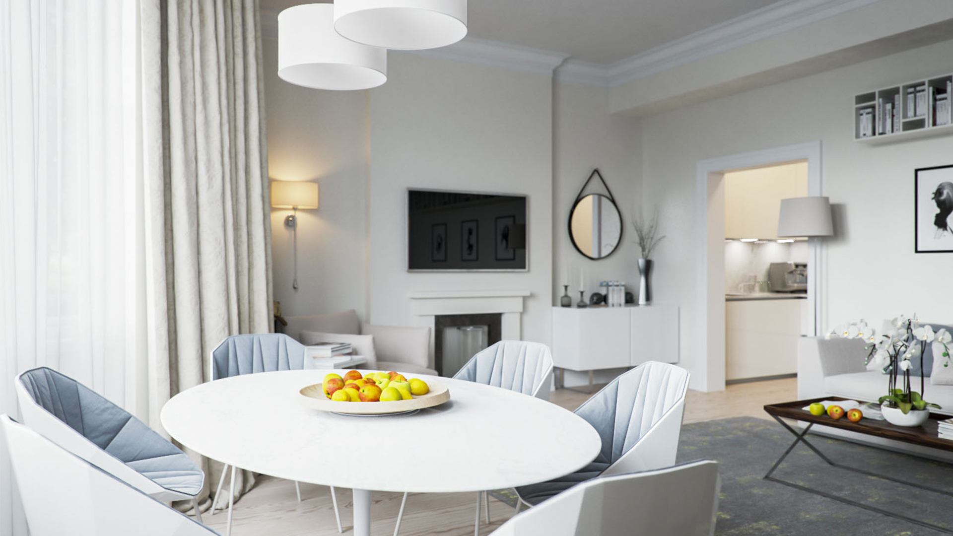 Light and Airy Interior Design by Black and Milk