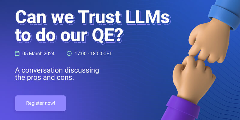TAUS Webinar - Can We Trust LLMs To Do Our QE? | TAUS