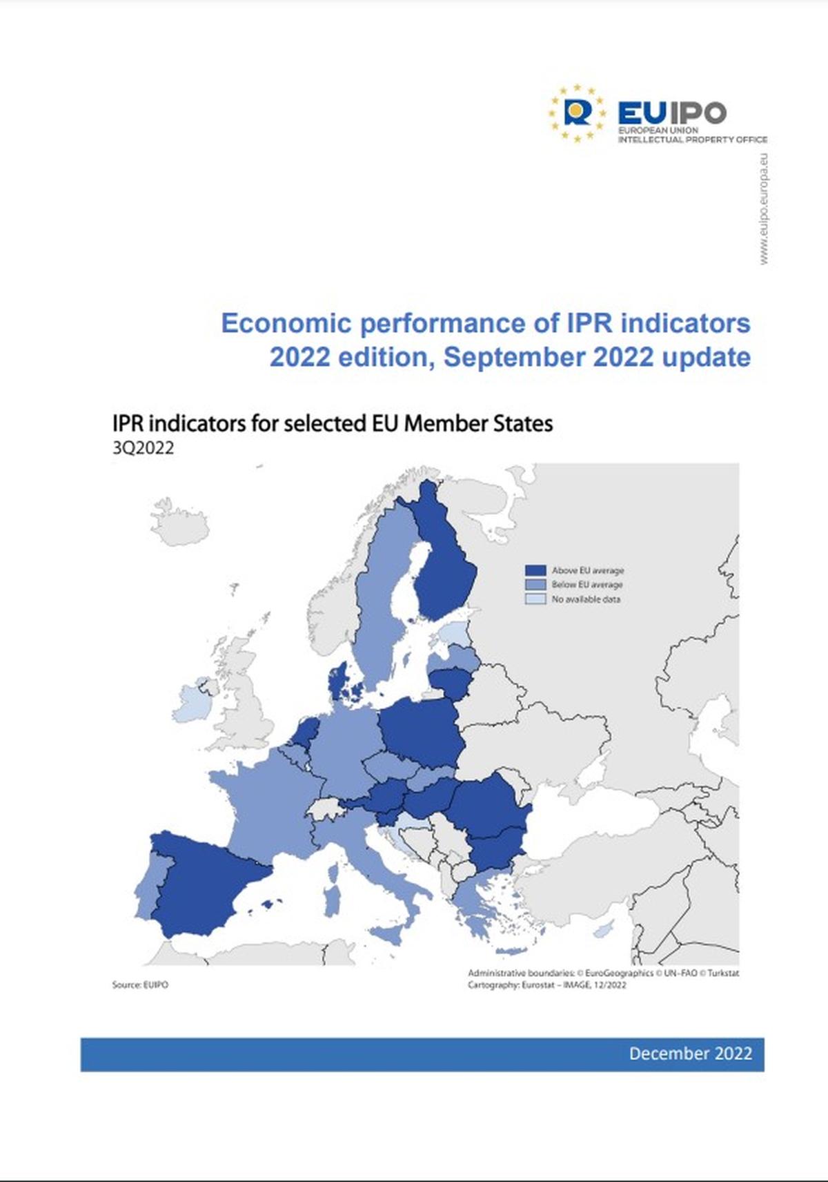 Economic performance of IPR indicators 2022 edition, September 2022 ...
