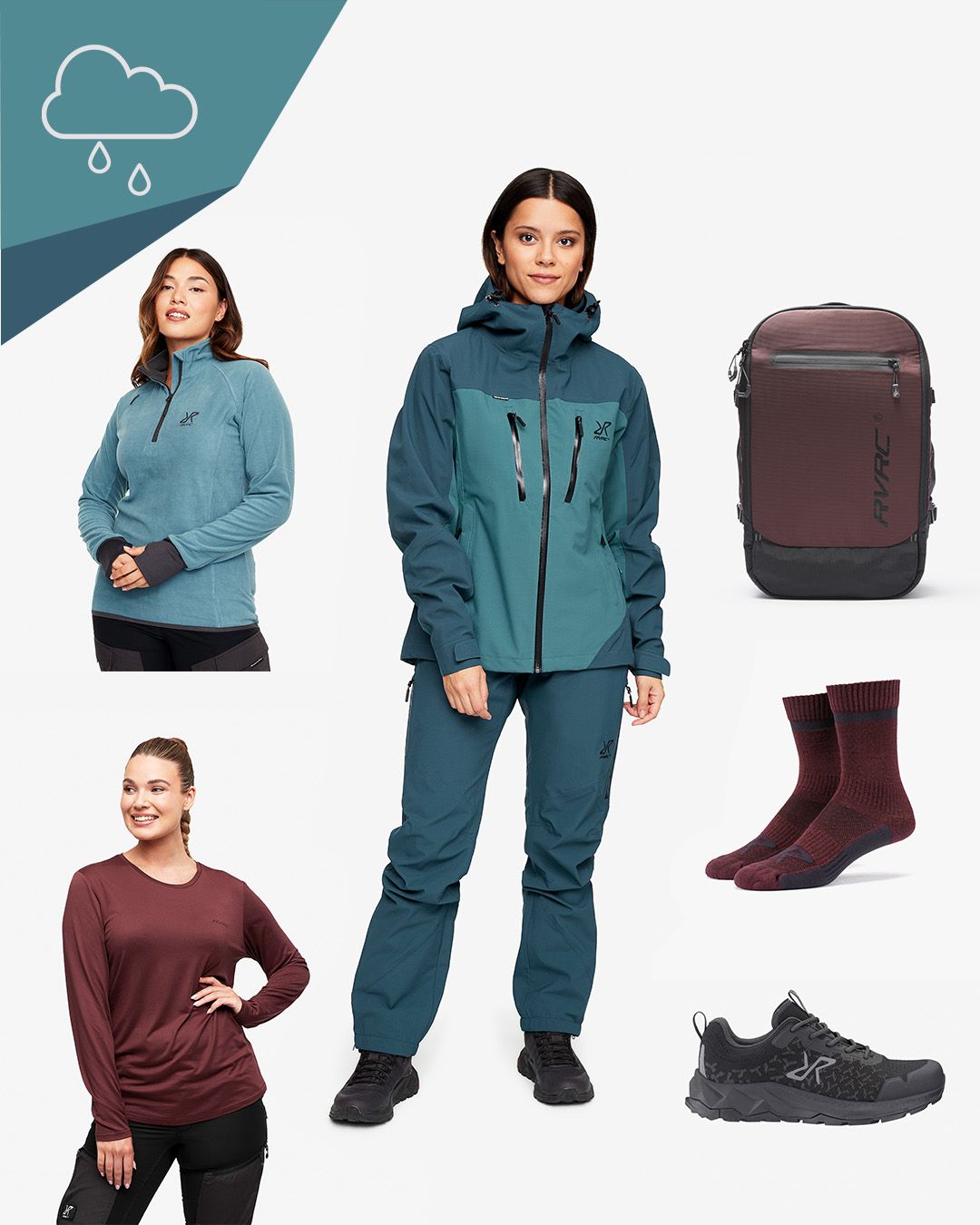 Så väljer du rätt outfit för att vandra i regn | RevolutionRace