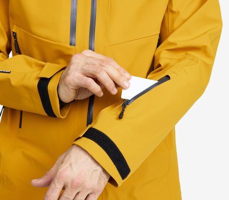 Cyclone 3L Shell Jacket Men Golden Yellow | RevolutionRace