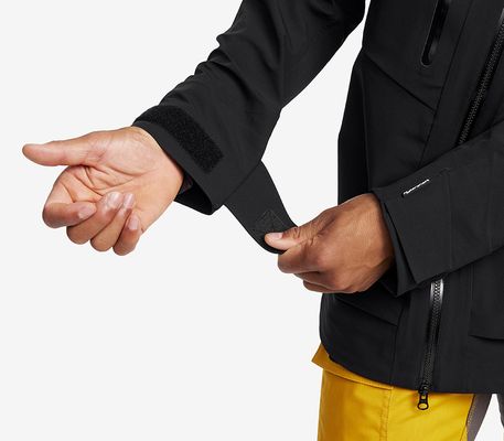 Cyclone Long 3L Jacket Men Black | RevolutionRace