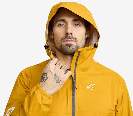 Arcade 3L Lightweight Jacket Men Black | RevolutionRace