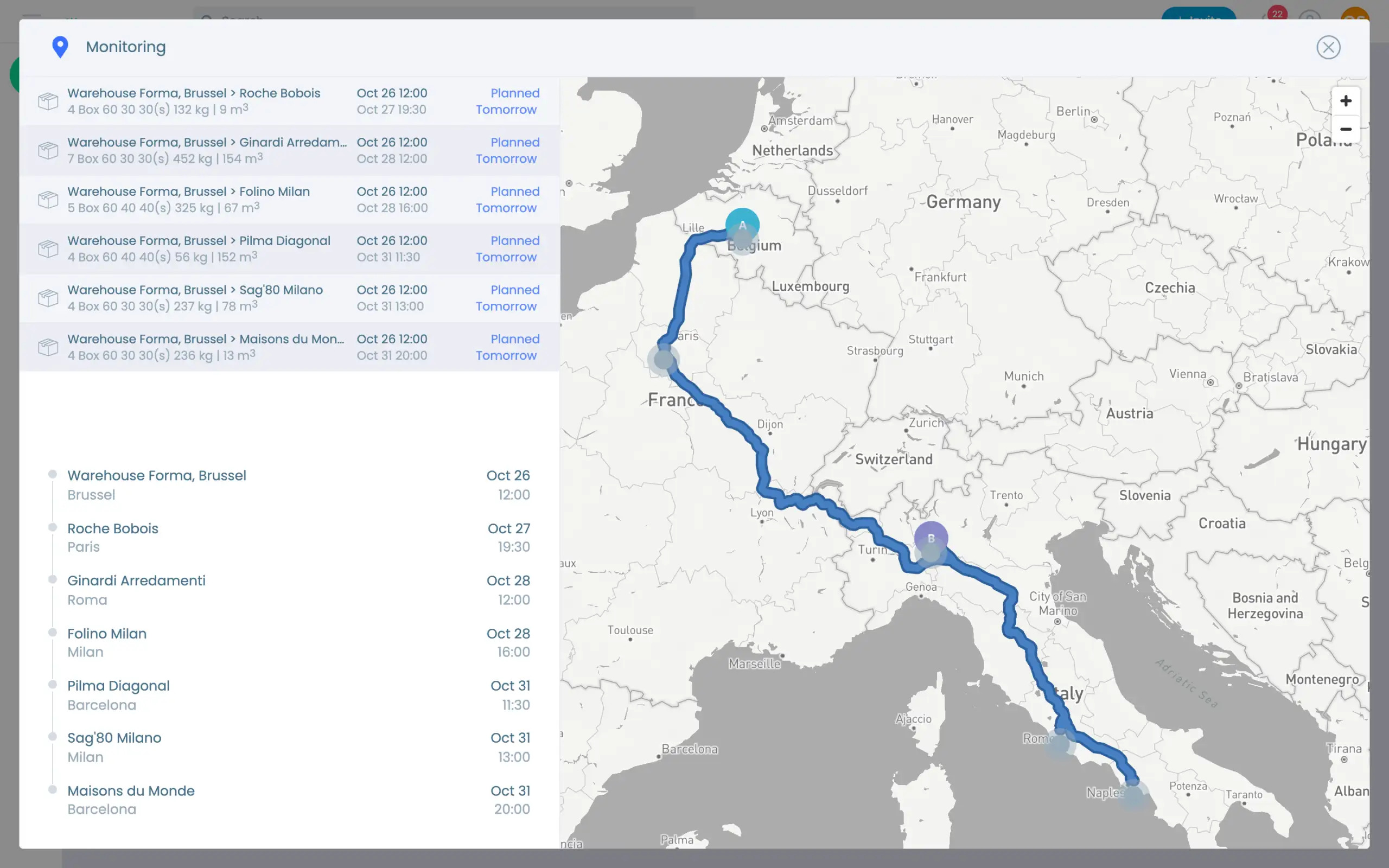 Transport Tracking Solution for Transportation Management Platform ...