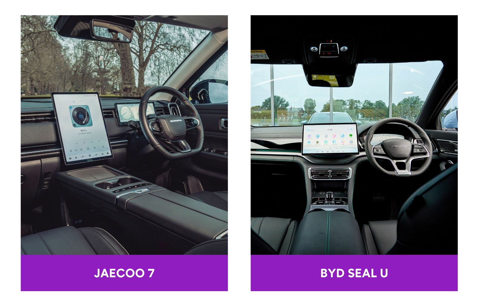 JAECOO 7 vs. BYD SEAL U: which is better? - cinch