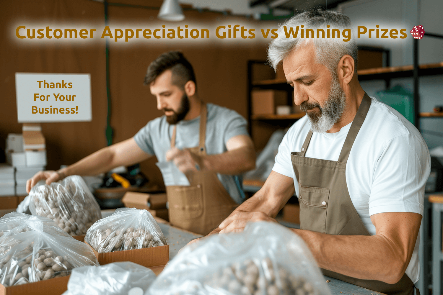 Customer Appreciation Gifts vs. Winning Prizes