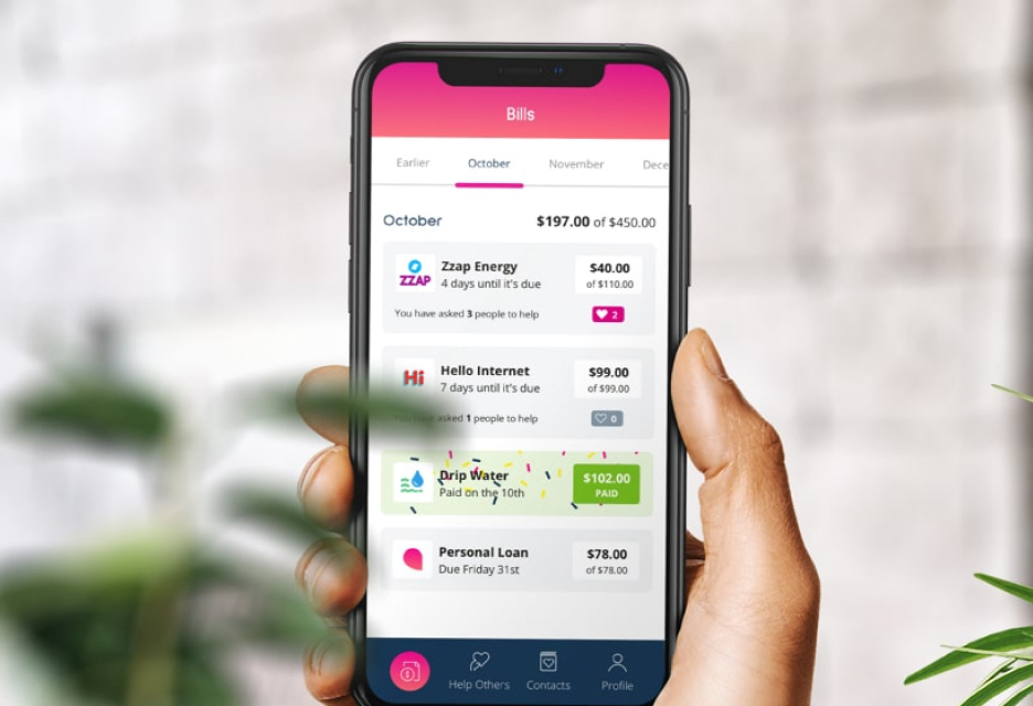 HelpPay: Design of a world first social fintech App. | Revium