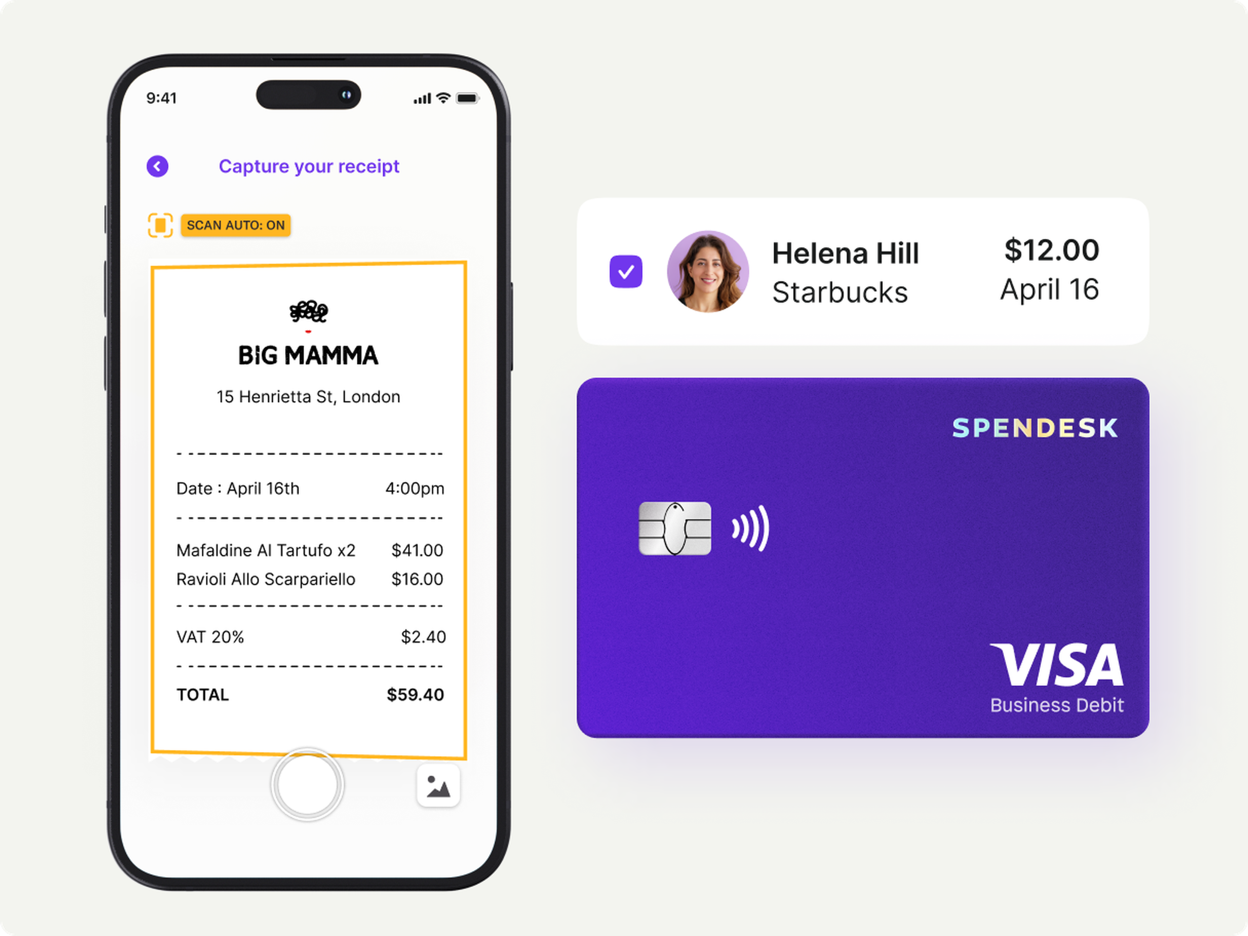 Collect receipts easily with Spendesk