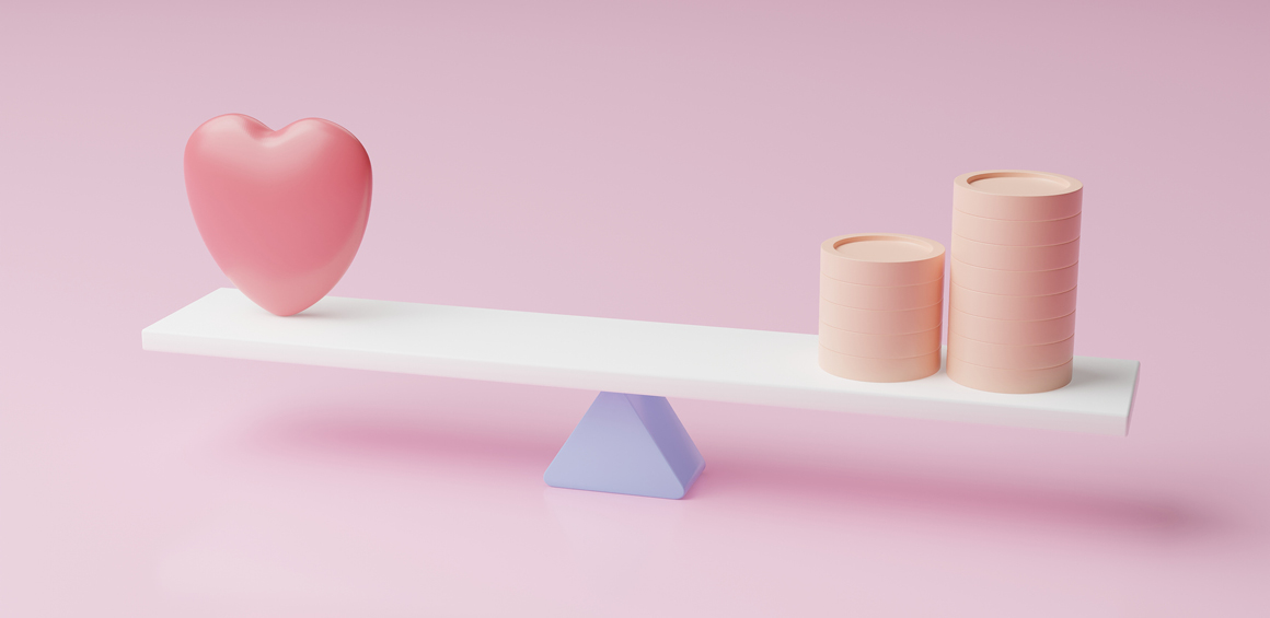 Tips to balance love and money