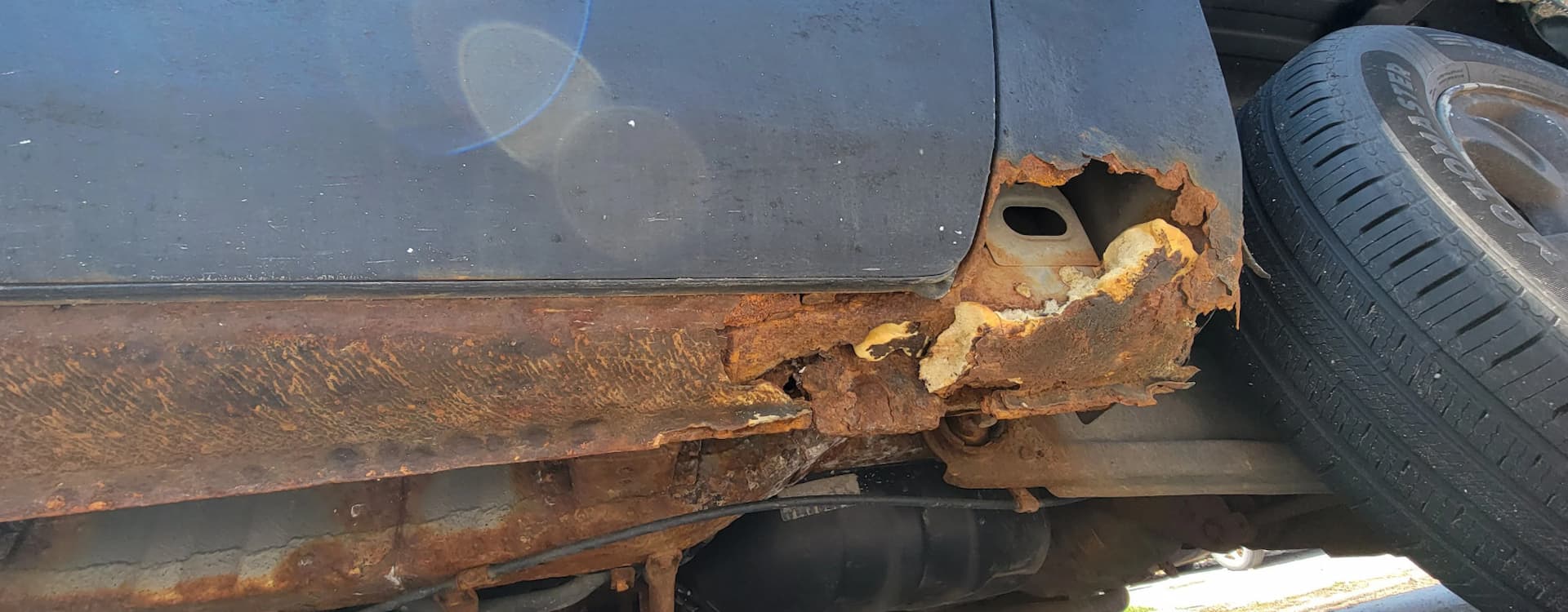 Rusting Car Physical Change