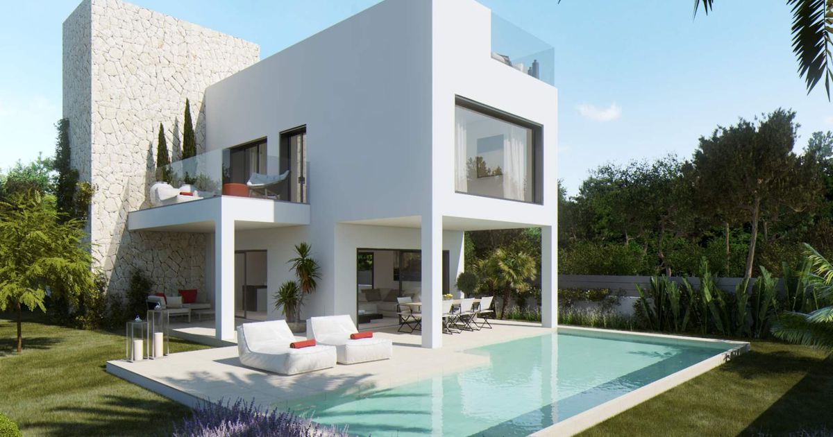 MYNE - Modern new-build villa with sea views and pool, within walking ... MYNE - Modern new-build villa with sea views and pool, within walking ...