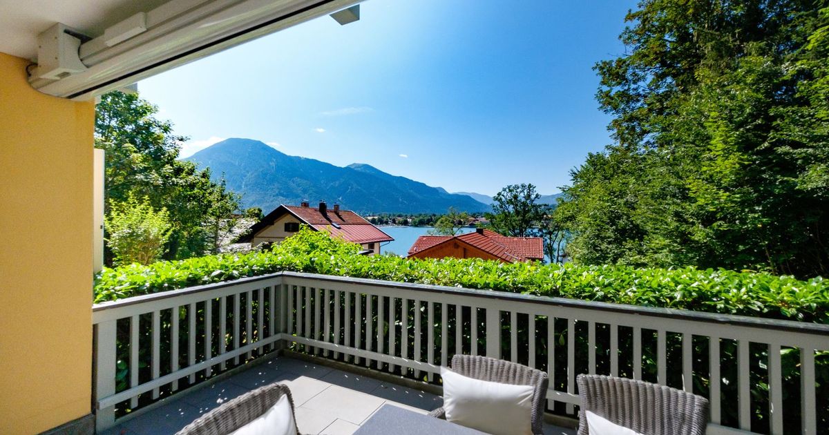 MYNE - Idyllische Gartenwohnung mit See- und Bergblick und fußläufig ...