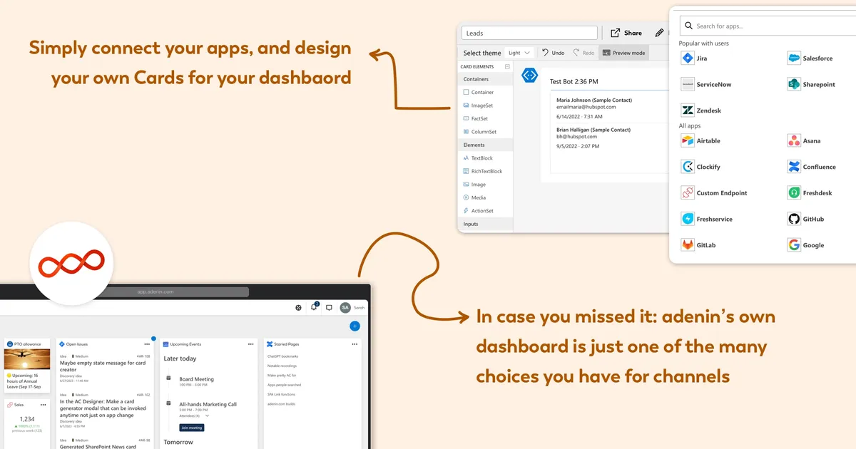 Best and free apps for Personal dashboard - adenin