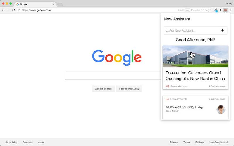 Integrate Power BI into Chrome extension with adenin