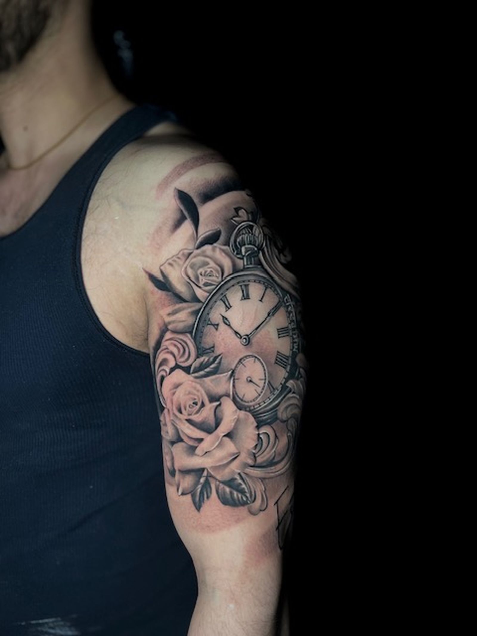 Calderon Tattoos By Luciano Calderon, Done At Dharma Tattoo,...