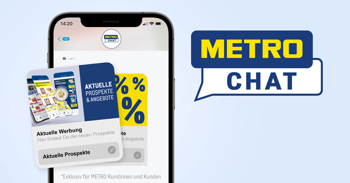 METRO Chat: Innovativer RCS-Kanal geht an den Start